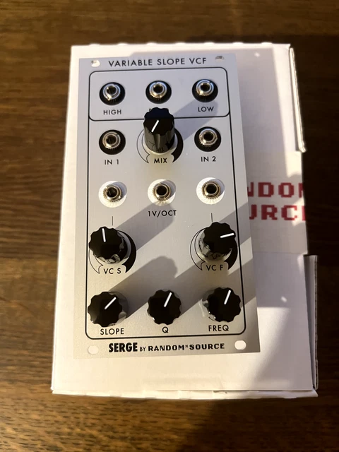 RANDOM SOURCE SERGE Eurorack VCFS Variable Slope VCF Filter Module ...