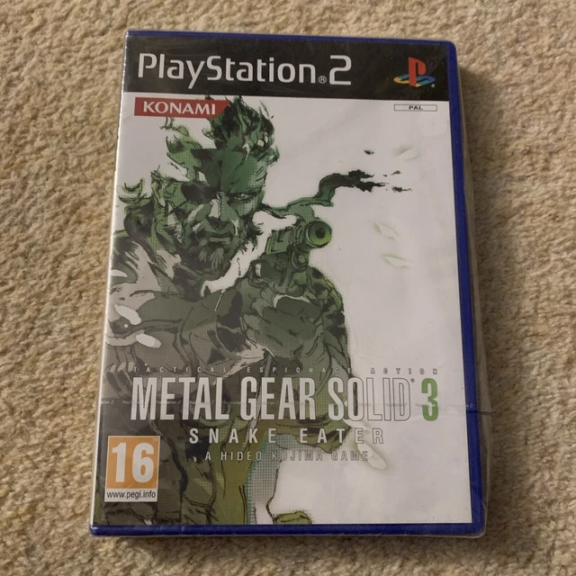 METAL GEAR SOLID 3 Snake Eater - PAL - First Print - PlayStation 2 PS2 ...