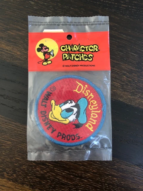 Vintage Donald Duck Disneyland Walt Disney Theme Park Character Patches