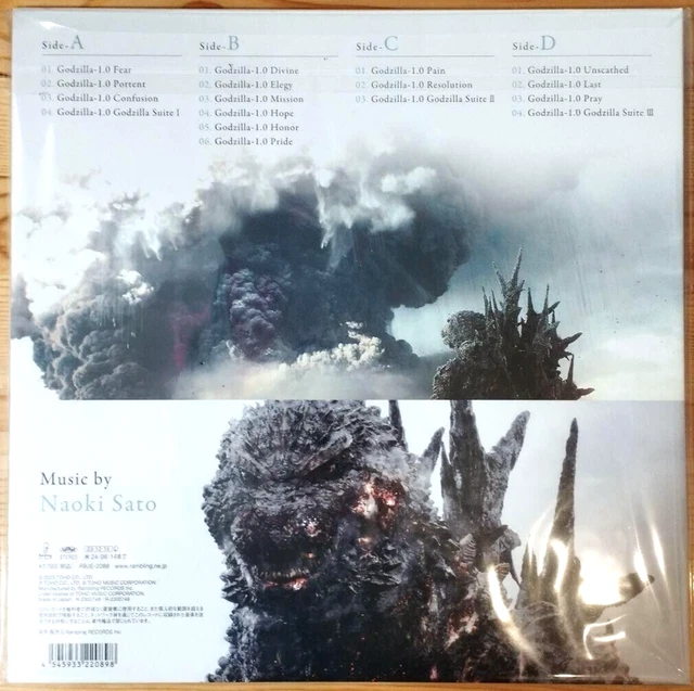 ORIGINAL SOUNDTRACK GODZILLA Minus One -1.0 Vinyl 2LP RBJE2089 PSL EUR ...