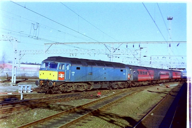 35MM RAILWAY COLOUR Negative Class 47853 at Crewe £1.95 - PicClick UK