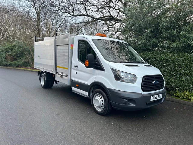 2018 FORD TRANSIT 350 LWB TOOL BOX ARBORIST TIPPER 40k Tipper Diesel ...