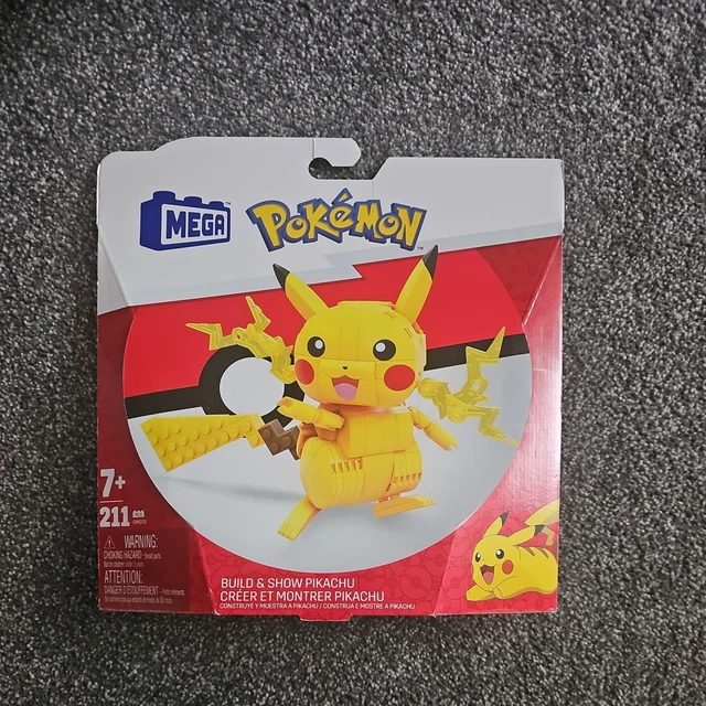MEGA POKÉMON PIKACHU Interlocking Blocks Building Set £5.42 - PicClick UK