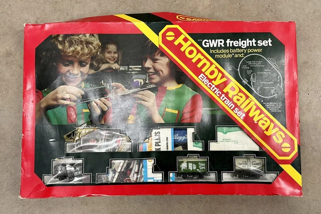 HORNBY RAILWAYS ELECTRIC Train Set R175 GWR Freight Set Boxed Vintage ...
