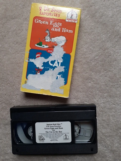 RANDOM HOUSE VHS Tape Dr. Seuss favorites: Green Eggs & Ham/The Cat in ...