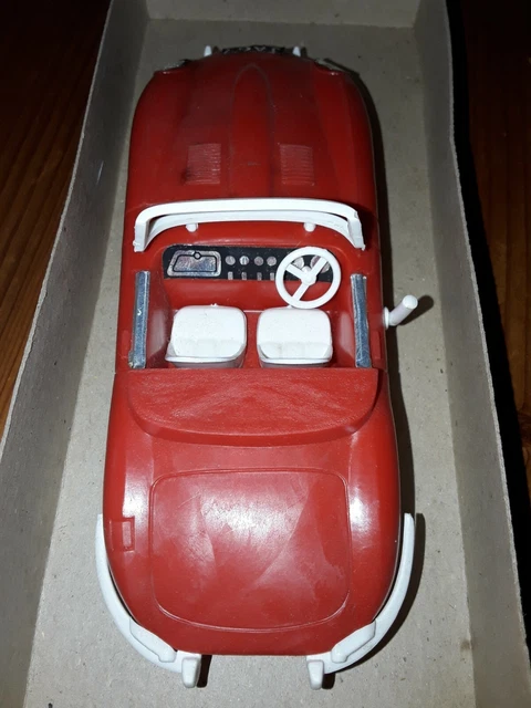 JAGUAR 'E' TYPE Model Car 1960s Kim Toys Scalecraft Snap Together ...