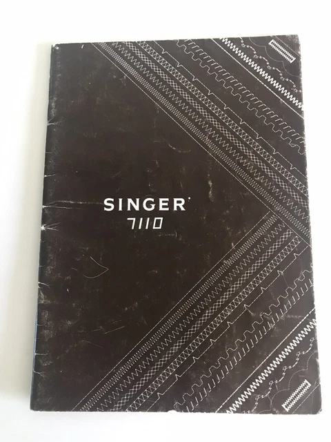 SINGER SEWING MACHINE Instruction Book Manual No 7110 1983 Original £6. ...