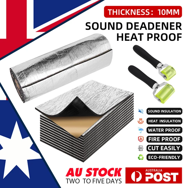 10MM SOUND DEADENER Heat Proof Insulation Noise Proofing Foam Car Auto ...