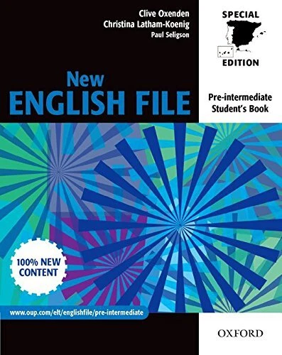 NEW ENGLISH FILE Pre-Intermediate: Student's book £17.72 - PicClick UK
