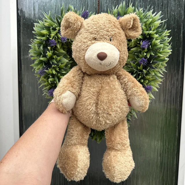 TESCO CAROUSEL JACK The Bear Teddy Bear Soft Toy Comforter Brown 17 ...