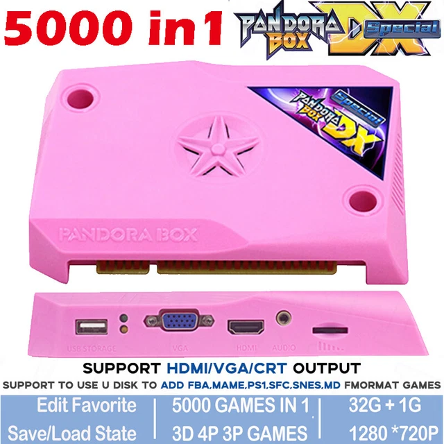 PANDORA BOX DX Special 5000 in 1 Arcade Games Jamma board HDMI VGA CGA ...