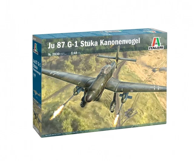 ITALERI 1/48 JUNKER Ju-87G-1 Stuka Ka Plastik Modellbausatz Plastikmodellbau EUR 38,49 - PicClick DE