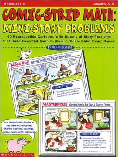 COMIC-STRIP MATH: MINI-STORY Problems: 60 Reproducible Cartoons with ...