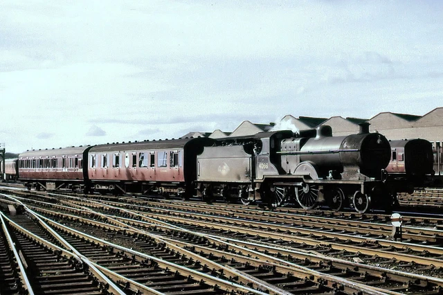 LMS CLASS 2P 4-4-0 40661 entering Kilmarnock 6x4 Quality British Rail ...