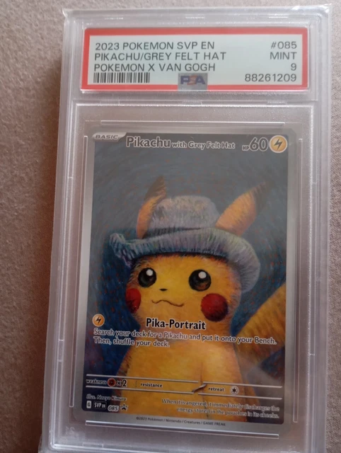 POKÉMON X VAN Gogh Museum: Pikachu with Grey Felt Hat EUR 500,00 ...