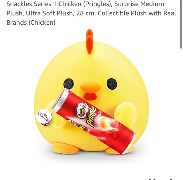 ZURU SNACKLES SUPER Sized Pringles Plush 14 Inch Tall £11.11 - PicClick UK