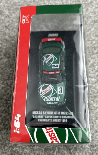 NISSAN SKYLINE GT-R R32 #3 Castrol 1992 Tsukuba 12 Hr 1:64 Inno ...