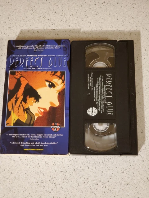 1999 ANIME VHS Perfect Blue Original Japanese Dubbed English Directors ...