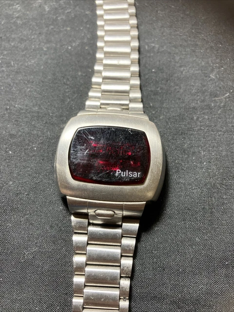 OROLOGIO VINTAGE DIGITAL Pulsar P4 Acciaio Inox non funzionante EUR 284 ...