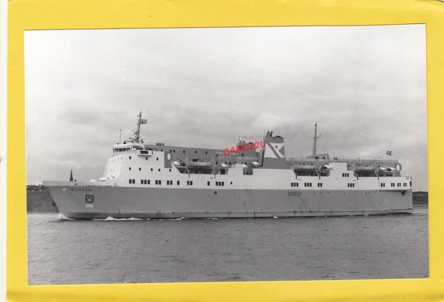 BORGEN 1975 FRED Olsen passenger / car ferry later Skagen - Photograph £1.20 - PicClick UK