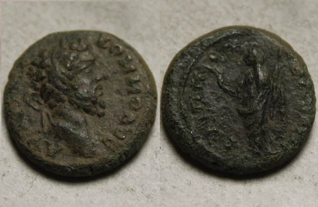 RARE ORIGINAL ANCIENT Roman coin Commodus Philippopolis, Thrace Demeter ...
