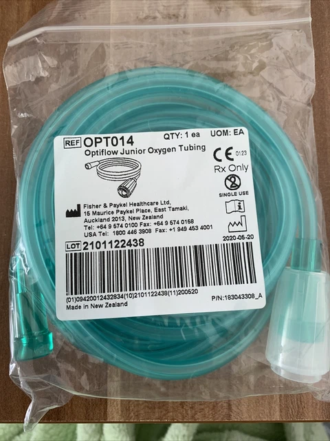 FISHER & PAYKEL Healthcare Optiflow Junior Oxygen Tubing OPT014 EUR 13 ...