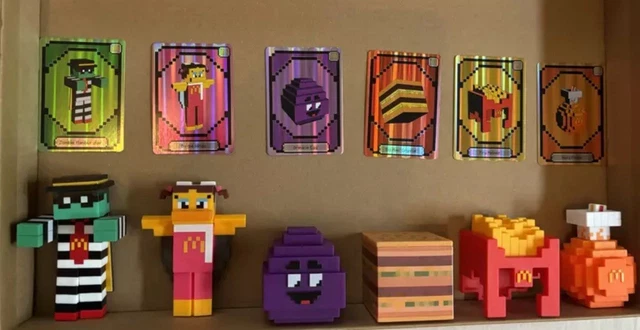 MINECRAFT MOVIE MCDONALD’S UK Adult Meal Collectibles FULL SET March ...