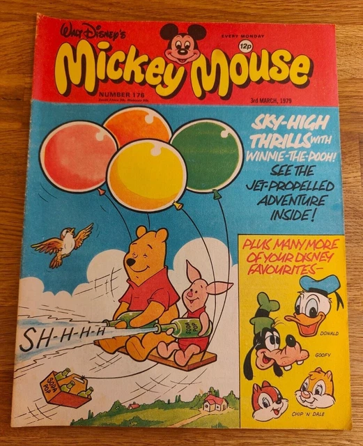 COMIC - UK Bronze Age Walt Disney's Mickey Mouse No #176 3rd March 1979 ...