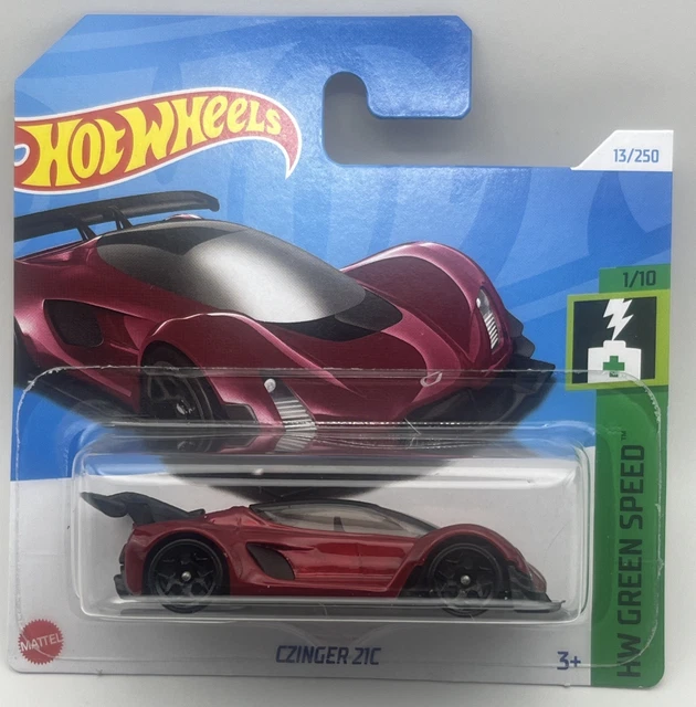 HOT WHEELS CZINGER 21C Hypercar red Green Speed 1/10. #13 New Model 2024 Hybrid £2.79 - PicClick UK