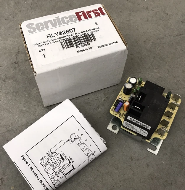 GENUINE OEM TRANE American Standard Blower Fan Motor Time Delay Relay ...