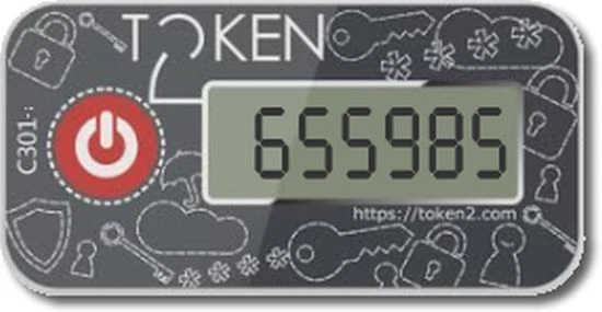 Token2 C301 Oath Totp Token Authentication Programmable Hardware Auth