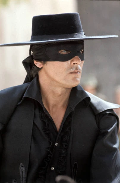 FRENCH ACTOR & Director Alain Delon Playing The Masked Hero OLD PHOTO ...
