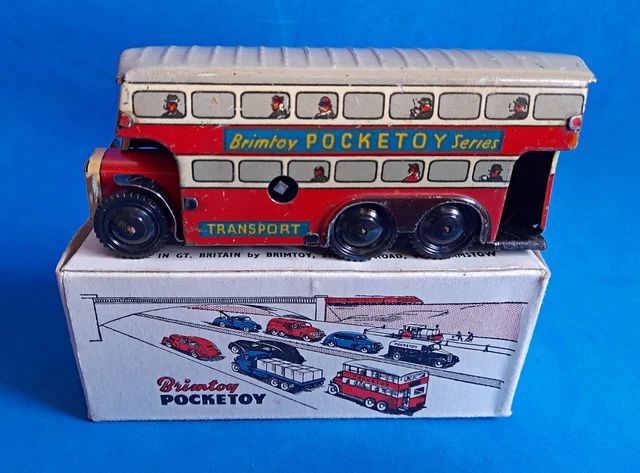 1950S WELLS BRIMTOY Pocketoy single-decker bus - boxed £61.02 - PicClick UK