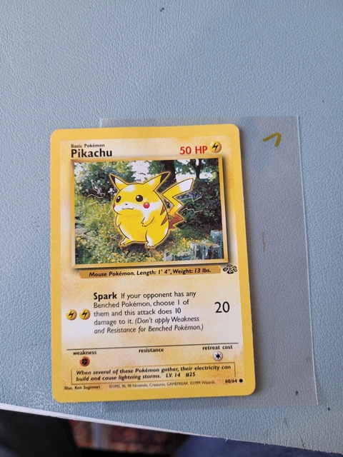 PIKACHU POKEMON KARTE Base Set 60/64 Englisch/English EUR 2,99 ...