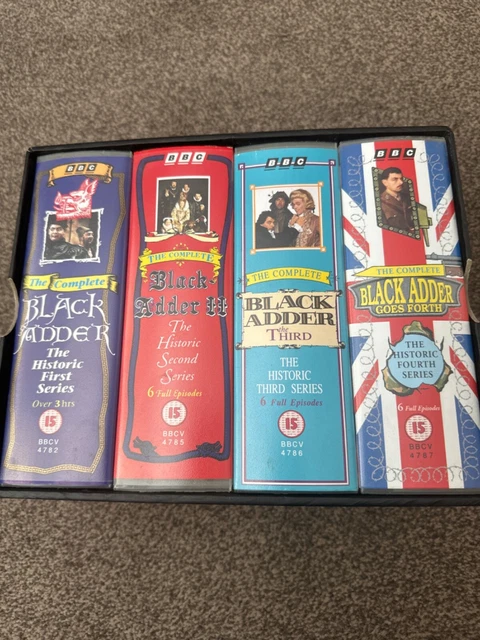 BLACK ADDER COMPLETE 4 series collection vhs £14.00 - PicClick UK