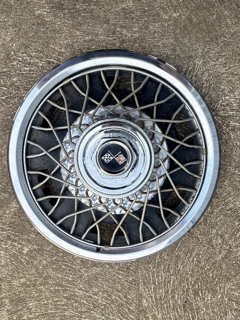 CHEVROLET IMPALA 1980’S Wire Spoke Hub Cap 15” Aftermarket Cover $25.00 ...