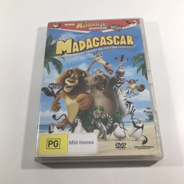MADAGASCAR DVD REGION 4 PAL Animated DreamWorks Movie £6.83 - PicClick UK