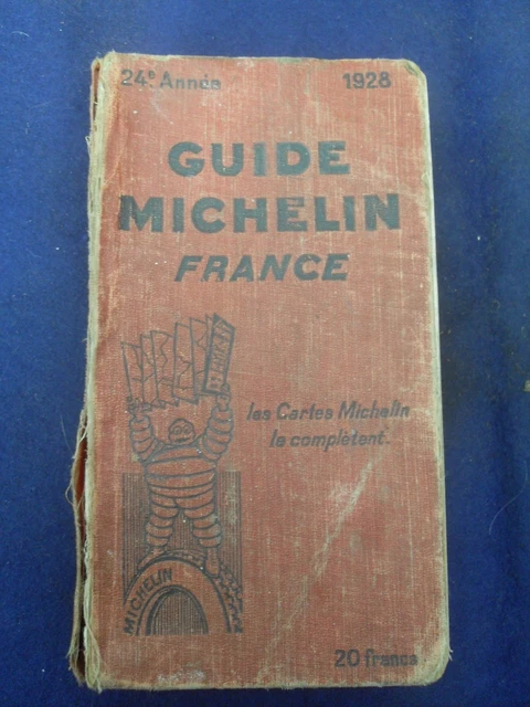 GUIDE & MICHELIN 1928 " Rouge . EUR 90,00 - PicClick FR