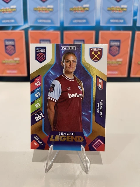 SHELINA ZADORSKY WEST Ham Card Adrenalyn XL 2025 WSL Womens Super ...