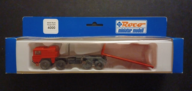 ROCO MINIATUR MODELL 4000: MAN Multi Feuerwehr - Neu & OVP (Herpa) EUR ...