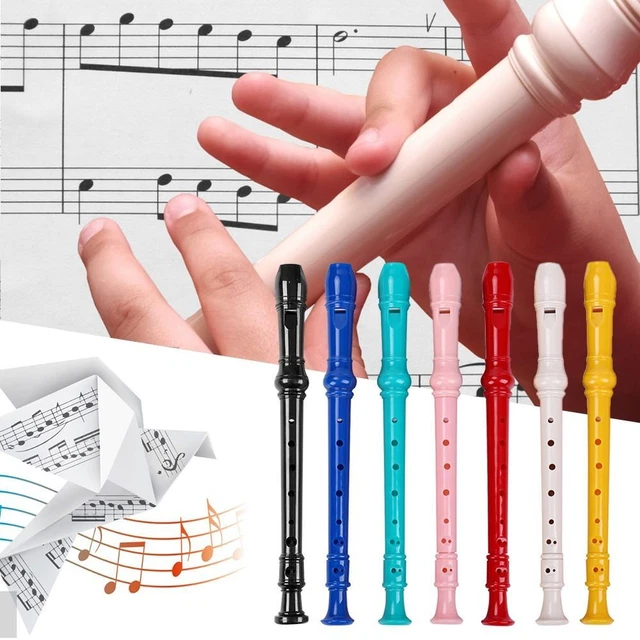 FOR BEGINNER 8 Holes Clarinet Soprano Recorder Long Flute Musical ...