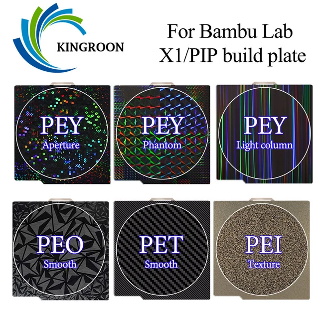 NEW 3D PRINTER Build Plate Hotbed Textured Spring Steel DIY for Bambu ...
