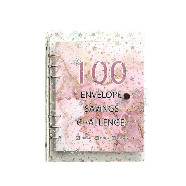 100 ENVELOPE CHALLENGE Budget Binder Money Saving Challenge Notebook ...
