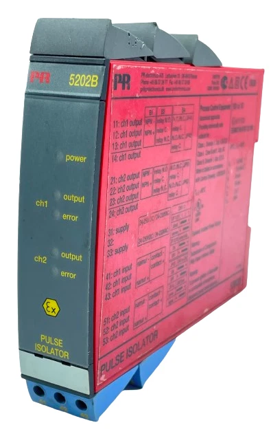 PR ELECTRONICS 5202B Pouls Isolant 2 Ou 4 Double Débit 5-port 3.75 Kvac 2channel EUR 110,04 ...