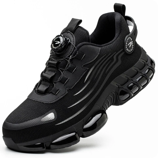 MENS STEEL TOE Cap Shoes Safety Trainers Work Boots Womens Lightweight ...