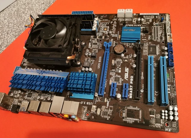 ASUS M5A97 PRO AM3b DDR3 ATX Motherboard + AMD Athlon X2 CPU + Cooler ...