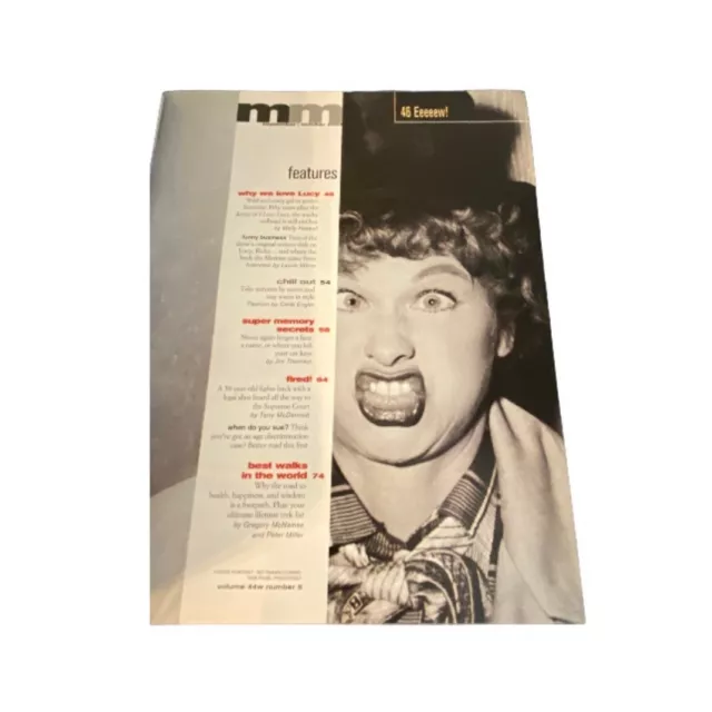 MODERN MATURITY LUCILLE Ball 50th Anniversary Lucy Special Sept 2001 ...