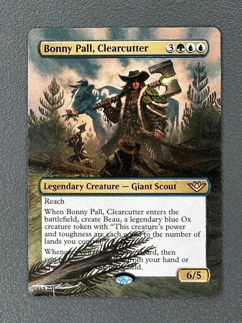 BONNY PALL CLEARCUTTER Outlaw of Thunder Junction dipinto a mano arte ...