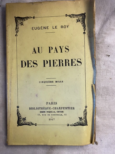 EUGÈNE LE ROY Au Pays Des Pierres 1927 EUR 23,90 - PicClick FR