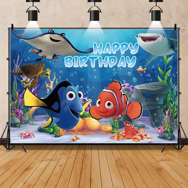 FINDING NEMO PARTY Supplies Birthday Decoration Backdrop Banner ...